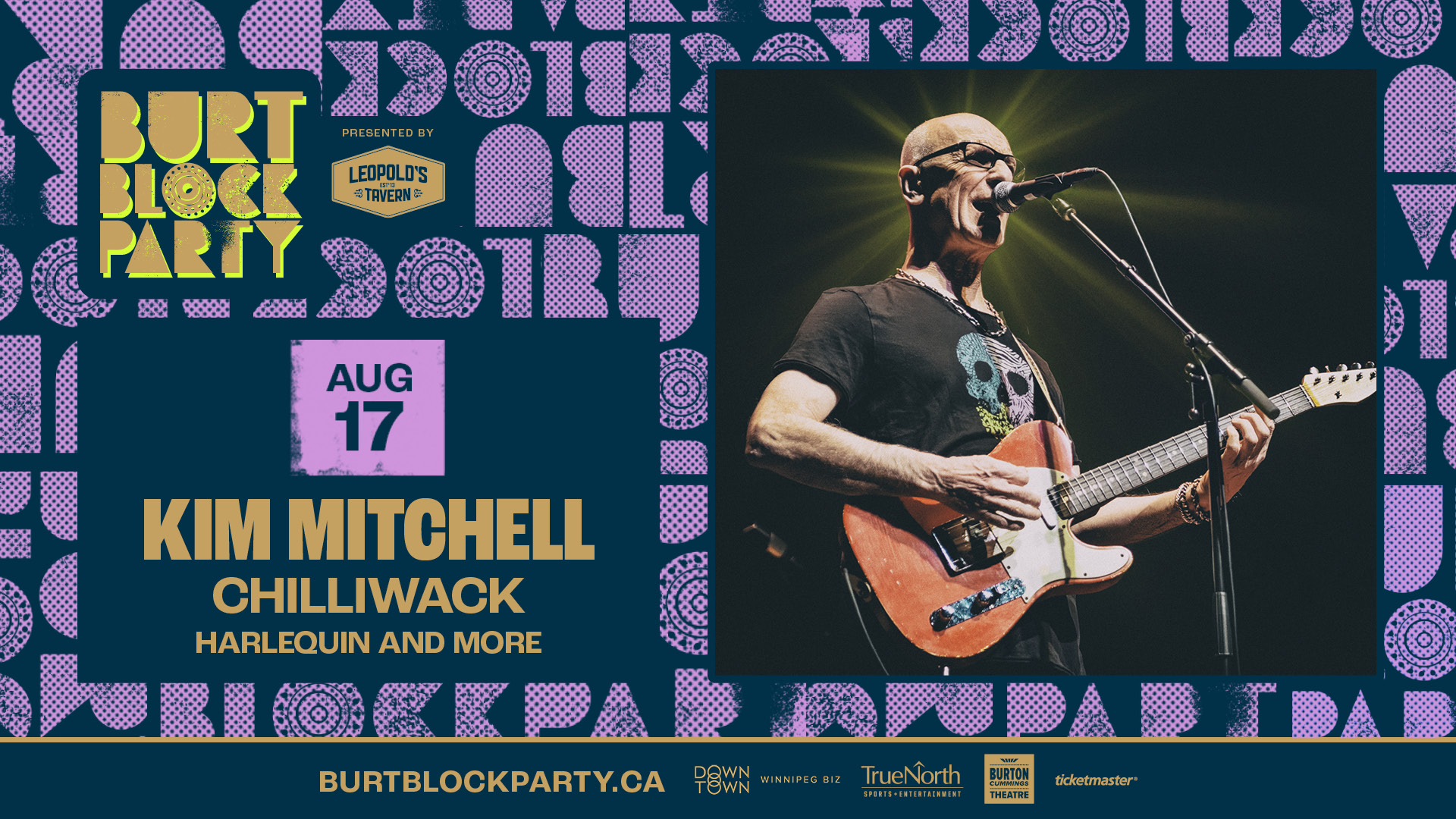 Kim Mitchell - Burt Block Party - Burton Cummings Theatre Burton Cummings Theatre